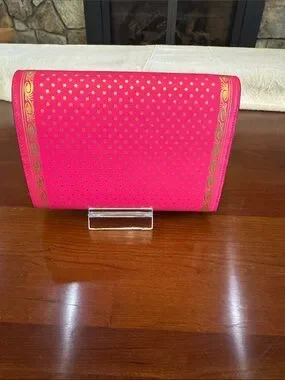 Bags | Authentic Gucci Guccy Red Stars Structured Chain Clutch 218 Sega ...